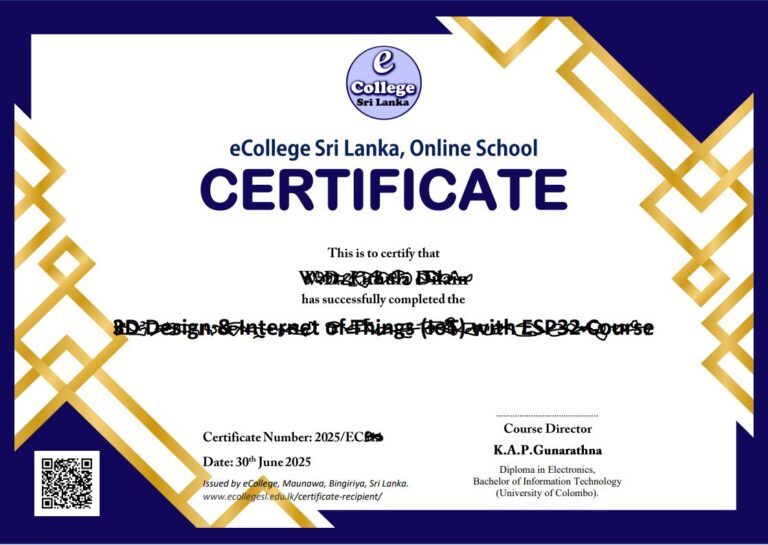 2026 – Basic Course for Electronics & Arduino Fundamentals -EC1100 ...